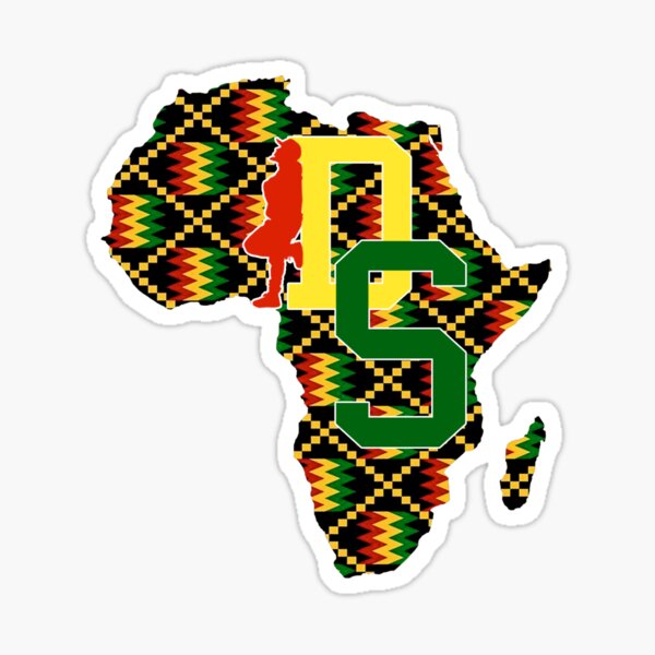 "DUDE STUNNA AFRICA A" Sticker by DudeStunna | Redbubble