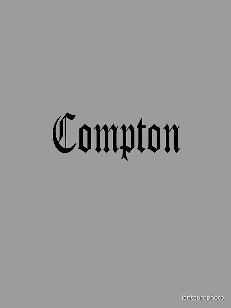 "City of Compton - White on Black" Sleeveless Top for Sale by ...
