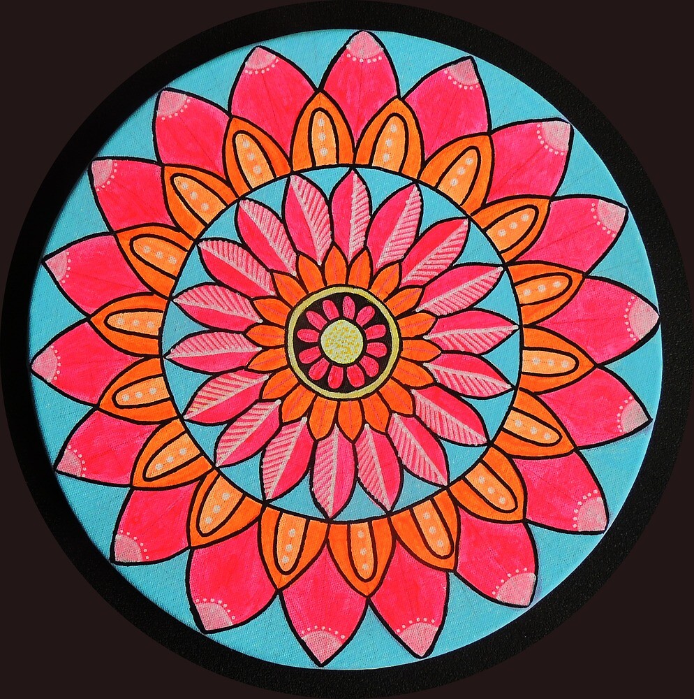 "Quirky Mandala" by NikhitaArorah | Redbubble