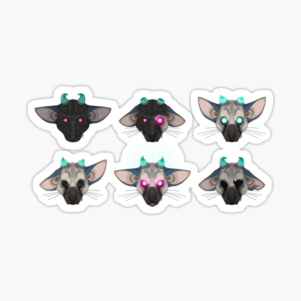 "The Faces of Trico" Sticker for Sale by LazerT | Redbubble