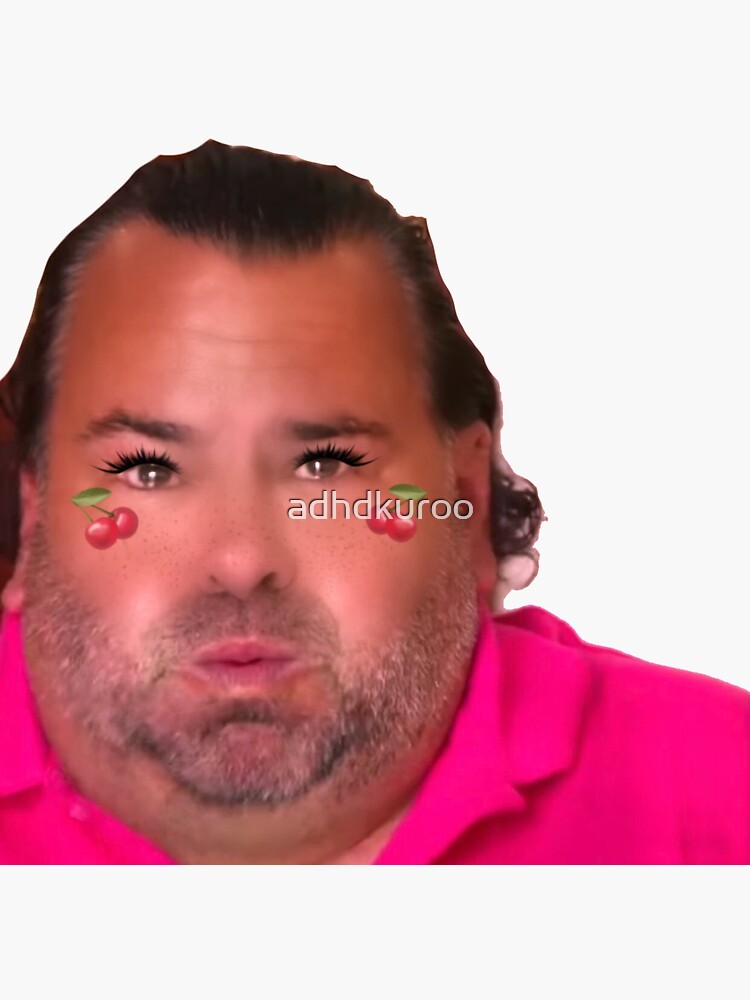 "big ed crying instagram baddie filter" Sticker for Sale by adhdkuroo ...