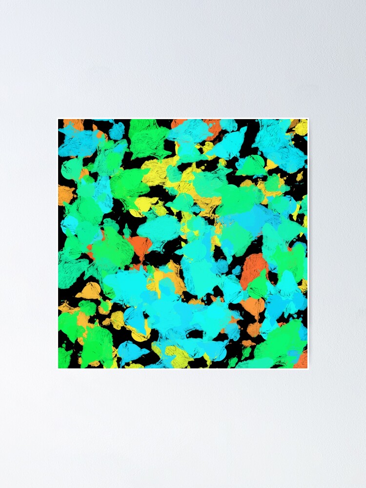 "Paint Splatter" Poster by -colurly- | Redbubble