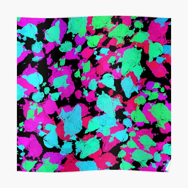 "Paint Splatter" Poster for Sale by -colurly- | Redbubble