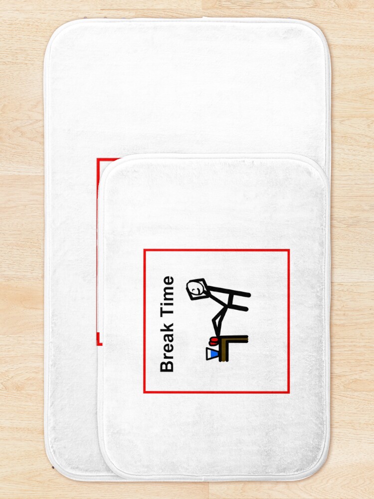 "Autism pec card - break time" Bath Mat for Sale by AutismHero | Redbubble
