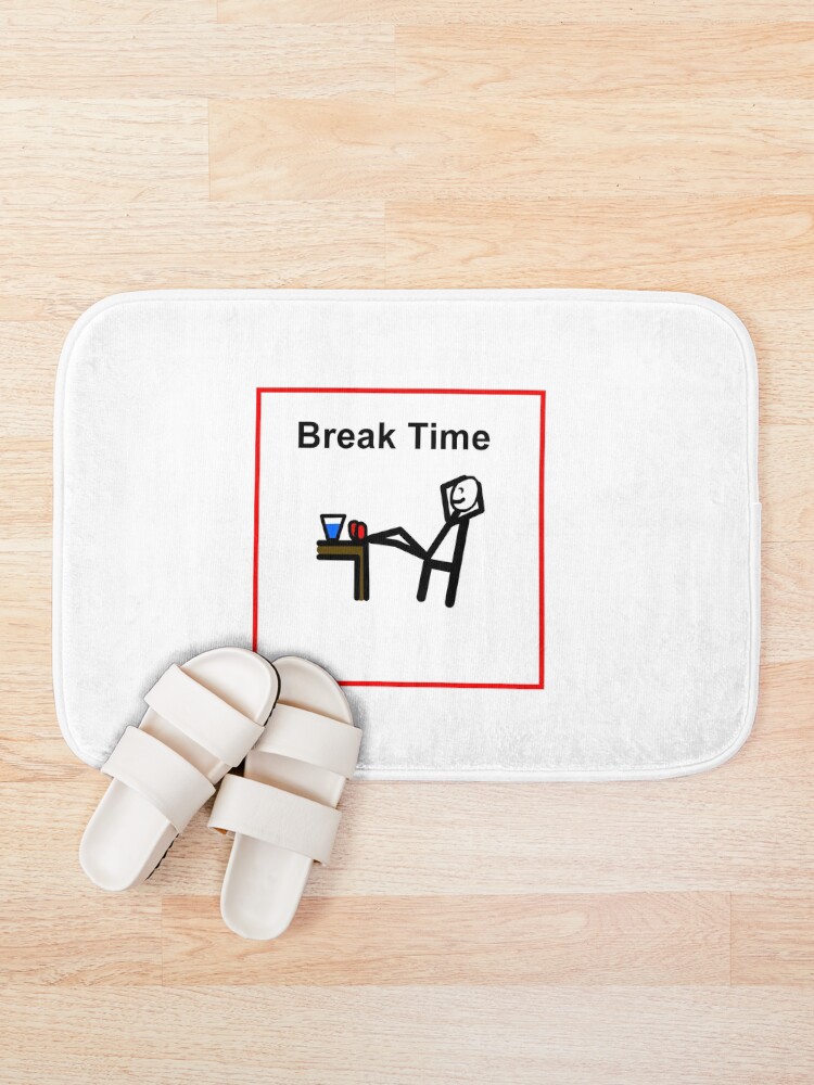 "Autism pec card - break time" Bath Mat for Sale by AutismHero | Redbubble