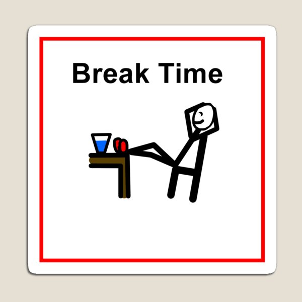 "Autism pec card - break time" Magnet for Sale by AutismHero | Redbubble