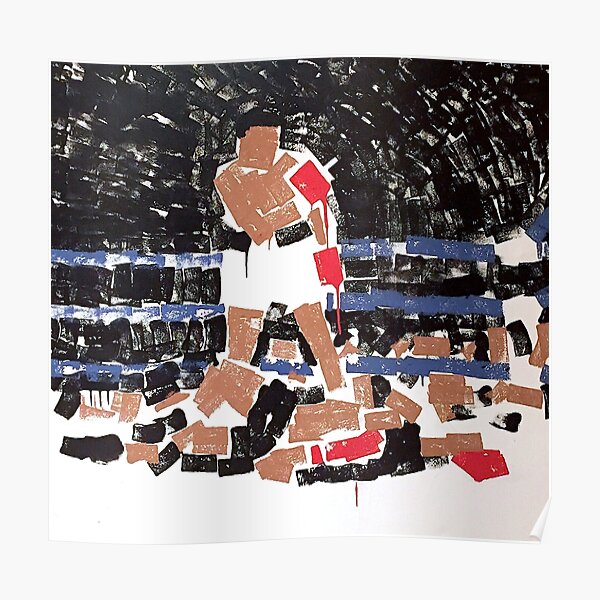 "Muhammed Ali Knockout" Poster by kylemacmac | Redbubble