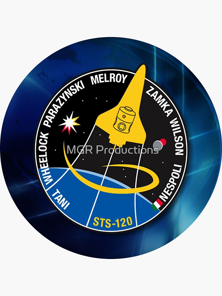 "STS-120 NASA's Version of the Mission Patch" Sticker for Sale by Quatrosales | Redbubble