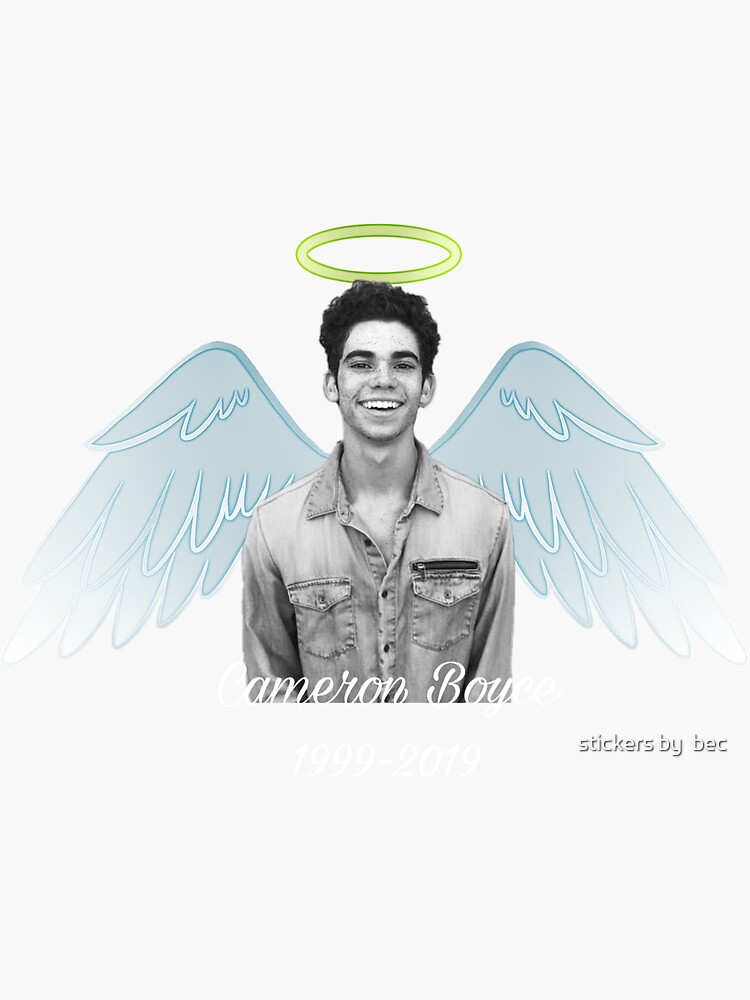 "Cameron Boyce " Sticker for Sale by fightthebattles | Redbubble