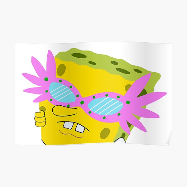 "Fancy and Sassy SpongeBob SquarePants" Poster by alainakozyart | Redbubble