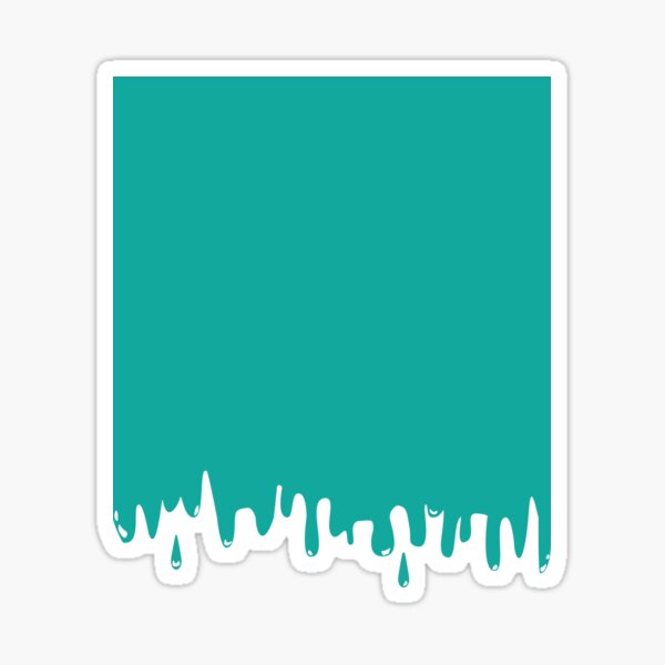 "Paint Dripping." Sticker for Sale by wtfbba | Redbubble
