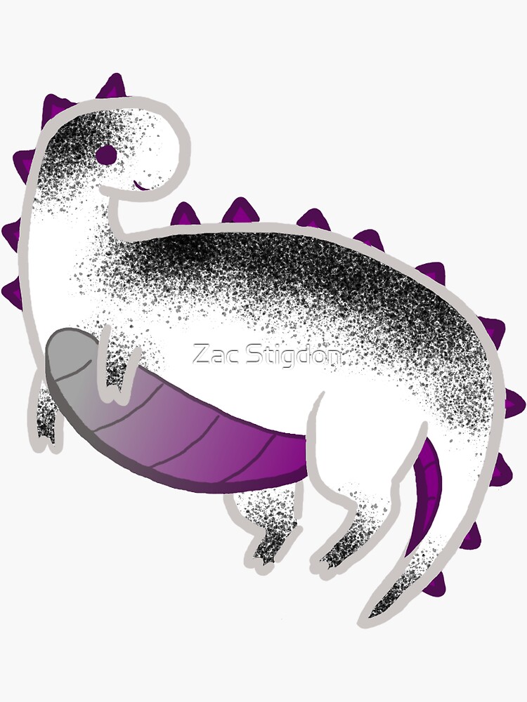 "Ace/Demi Dino" Sticker for Sale by stupidmasky | Redbubble