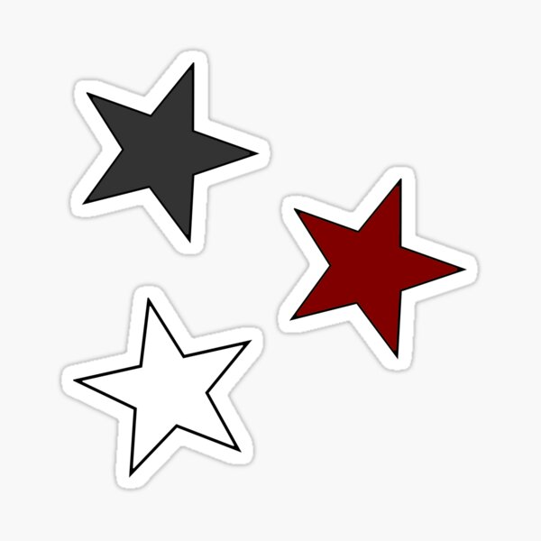 "University of Chicago Star Minis (3-Pack)" Sticker by magnoliastudios ...