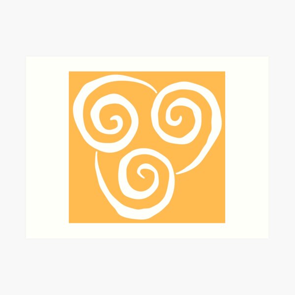 "Airbending Symbol" Art Print by Maxtown | Redbubble