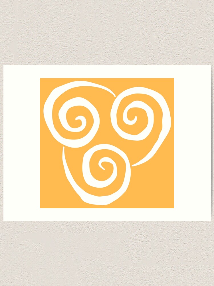 "Airbending Symbol" Art Print by Maxtown | Redbubble