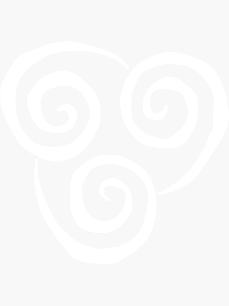 "Airbending Symbol" Sticker for Sale by Maxtown | Redbubble