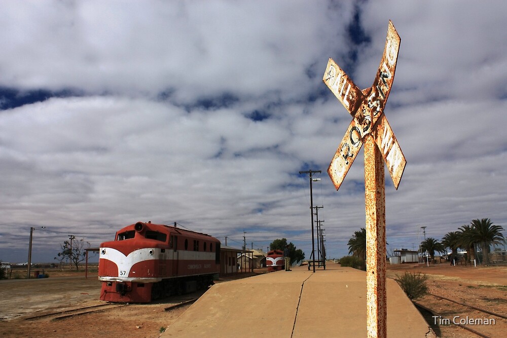 "Marree Railway Station" by Tim Coleman | Redbubble