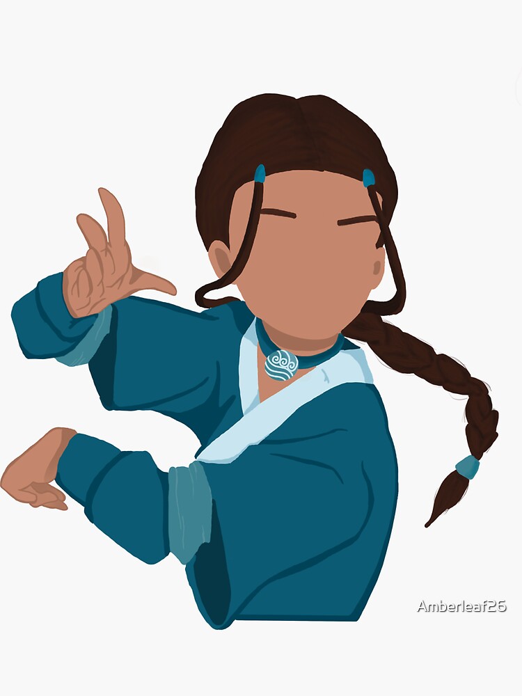 "Katara Simplified" Sticker for Sale by Amberleaf26 | Redbubble
