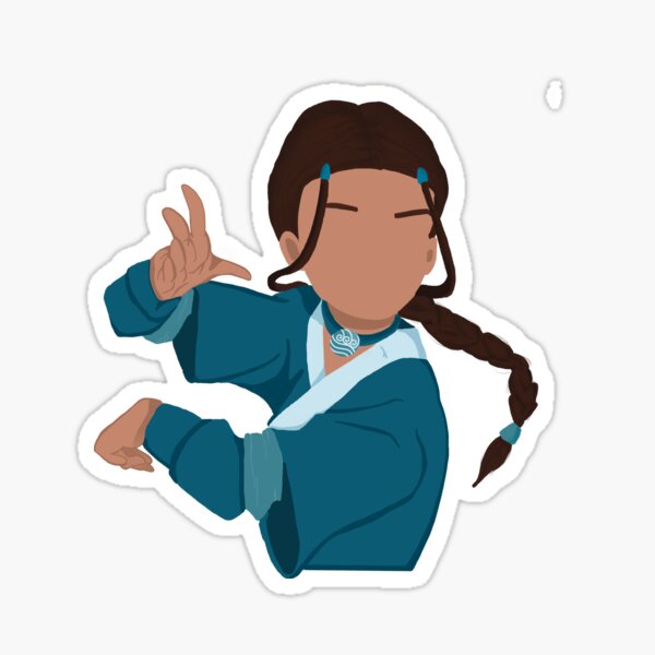 "Katara Simplified" Sticker for Sale by Amberleaf26 | Redbubble