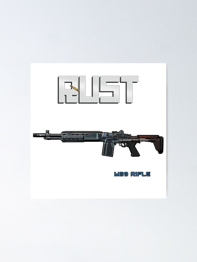 "Rust M39 Rifle Weapon" Poster by DigitalPulsion | Redbubble