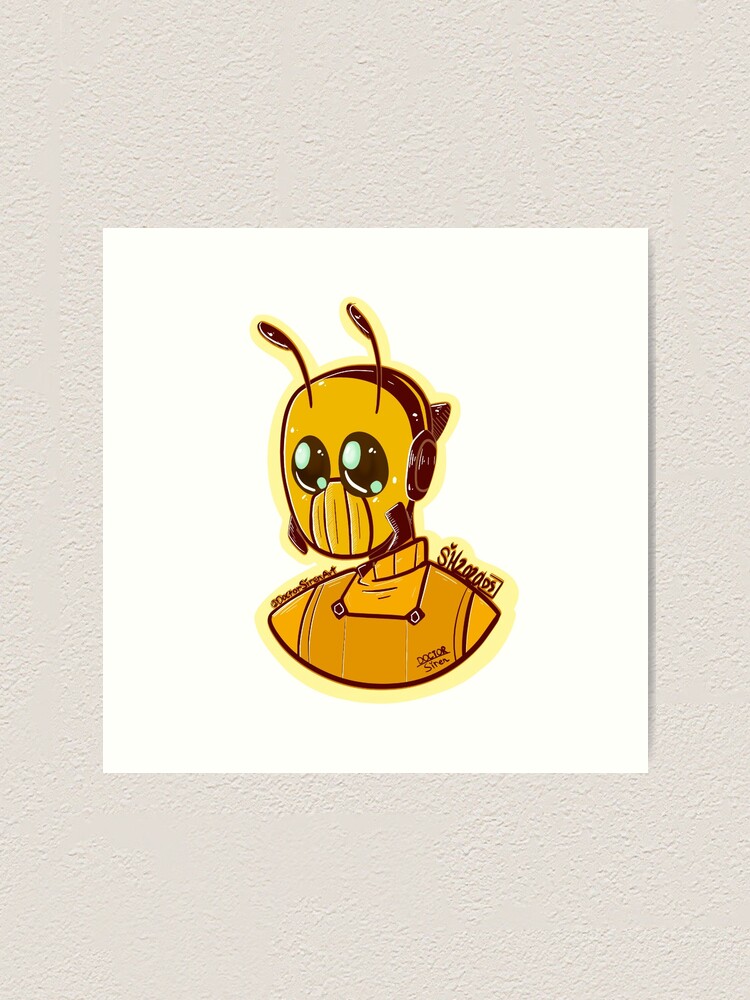 "XisumaVoid Beesuma Skin Bust" Art Print for Sale by DoctorSiren ...