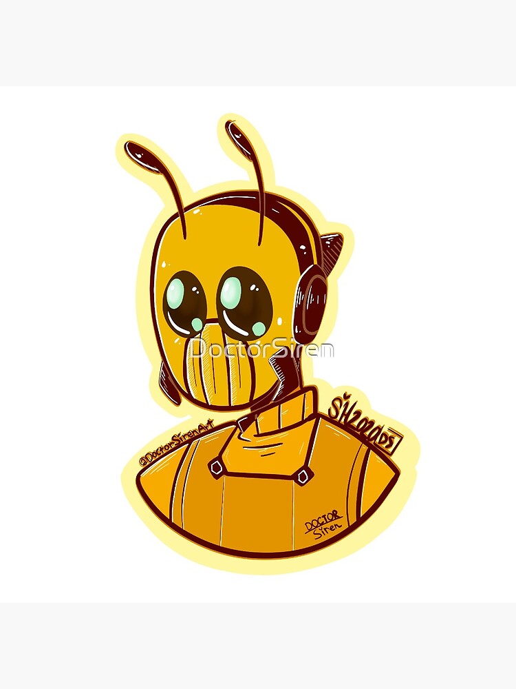 "XisumaVoid Beesuma Skin Bust" Art Print for Sale by DoctorSiren ...