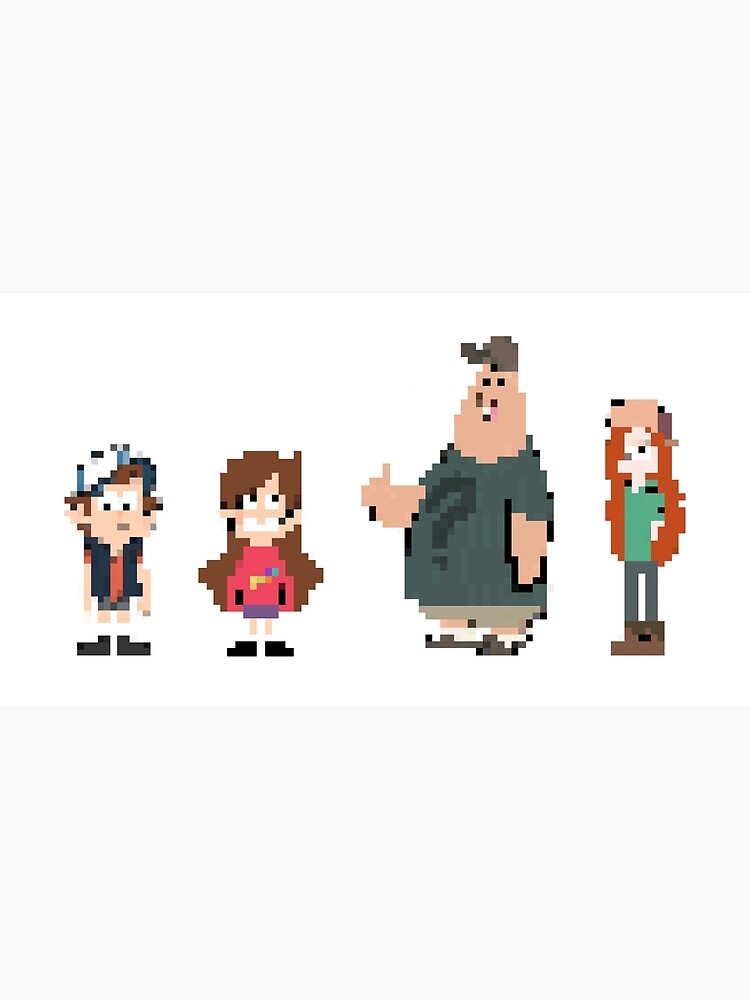 "8 Bit Gravity Falls" Poster for Sale by bushinoodle | Redbubble