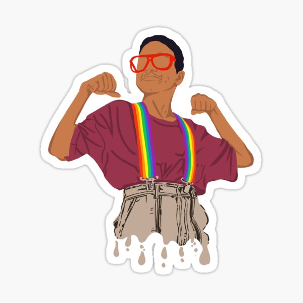 "Steve Urkel" Sticker by CosmicMedium | Redbubble