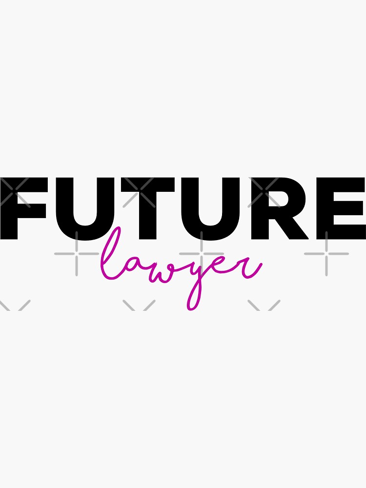 "Future Lawyer" Sticker by ahp00 | Redbubble