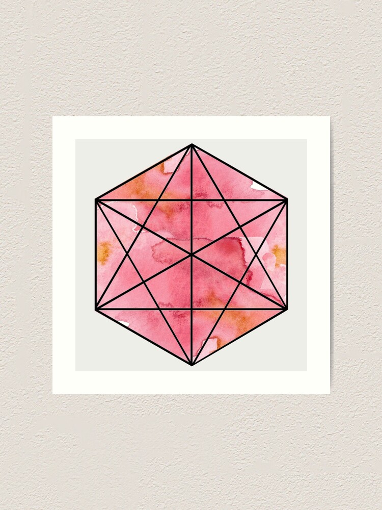 "Acceptance and Commitment Therapy ACT Hexaflex" Art Print by itslaurenb | Redbubble