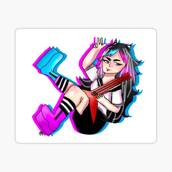 "Ibuki Mioda" Sticker for Sale by blakeOw0 | Redbubble