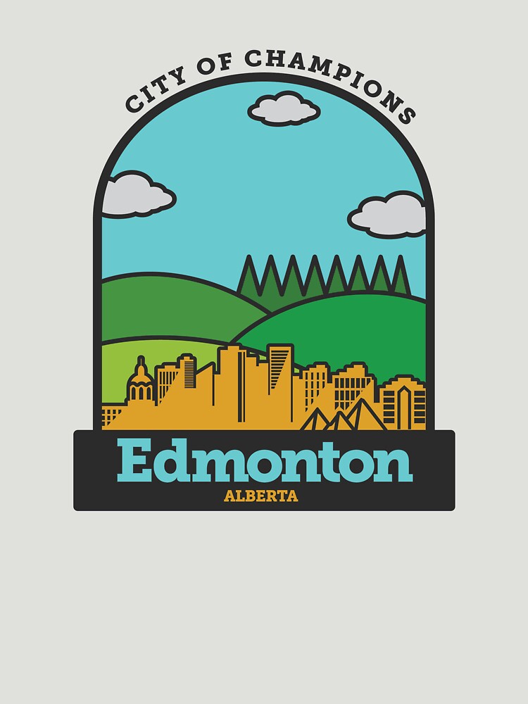 "Edmonton City of Champions Logo Style Badge" Essential T-Shirt for ...