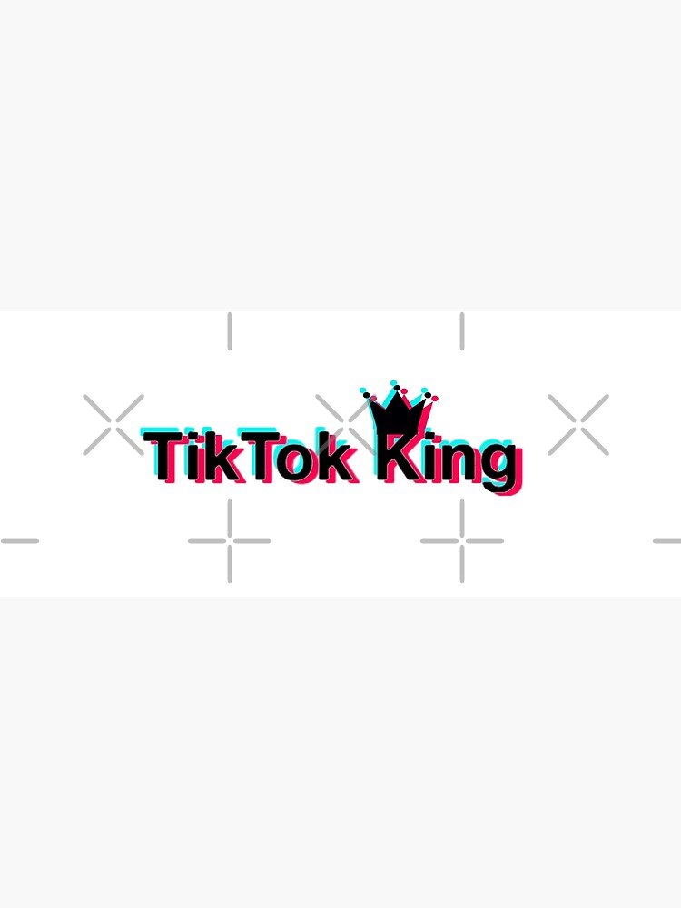 "TikTok King" Poster for Sale by abigabhall | Redbubble
