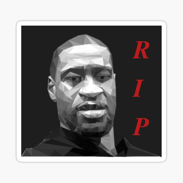 "George Floyd RIP" Sticker by smedesign | Redbubble
