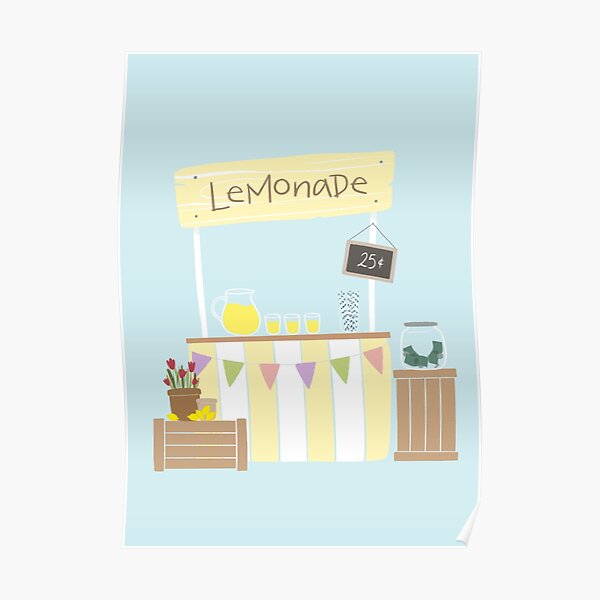 Lemonade Stand Posters | Redbubble