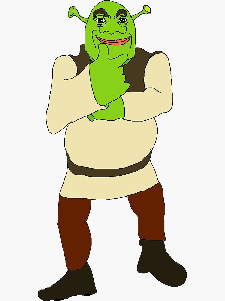 ""Shrepe" Shrek-Pepe Original Sticker " Sticker for Sale by Millstrades ...