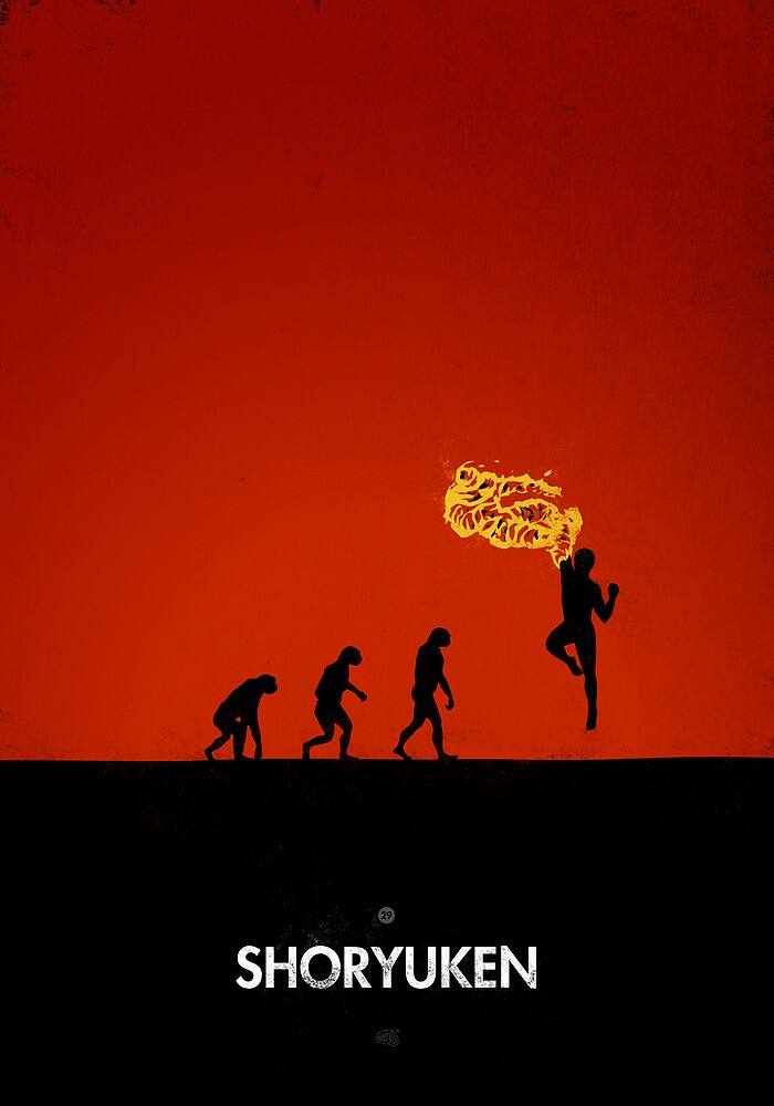 "99 Steps of Progress - Shoryuken" by maentis | Redbubble