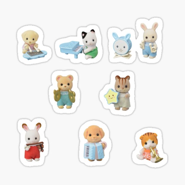 Calico Critters Stickers | Redbubble