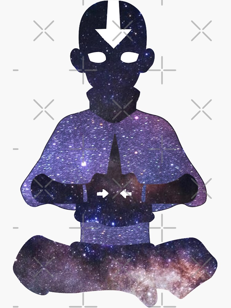 "Avatar: The Last Airbender Aang avatar state" Sticker for Sale by ...