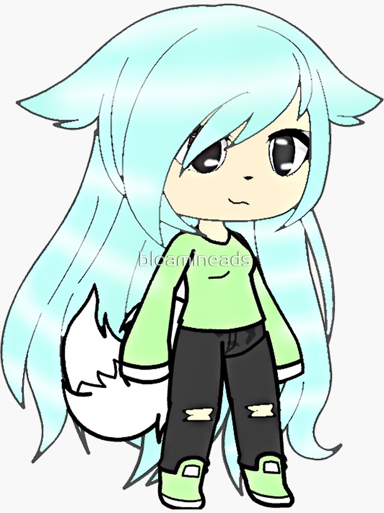 "Gacha Life - Cute Gacha Girl -" Sticker for Sale by bloamineads ...