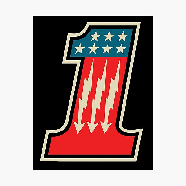 "Cool Number One 1" Photographic Print for Sale by silverorlead | Redbubble