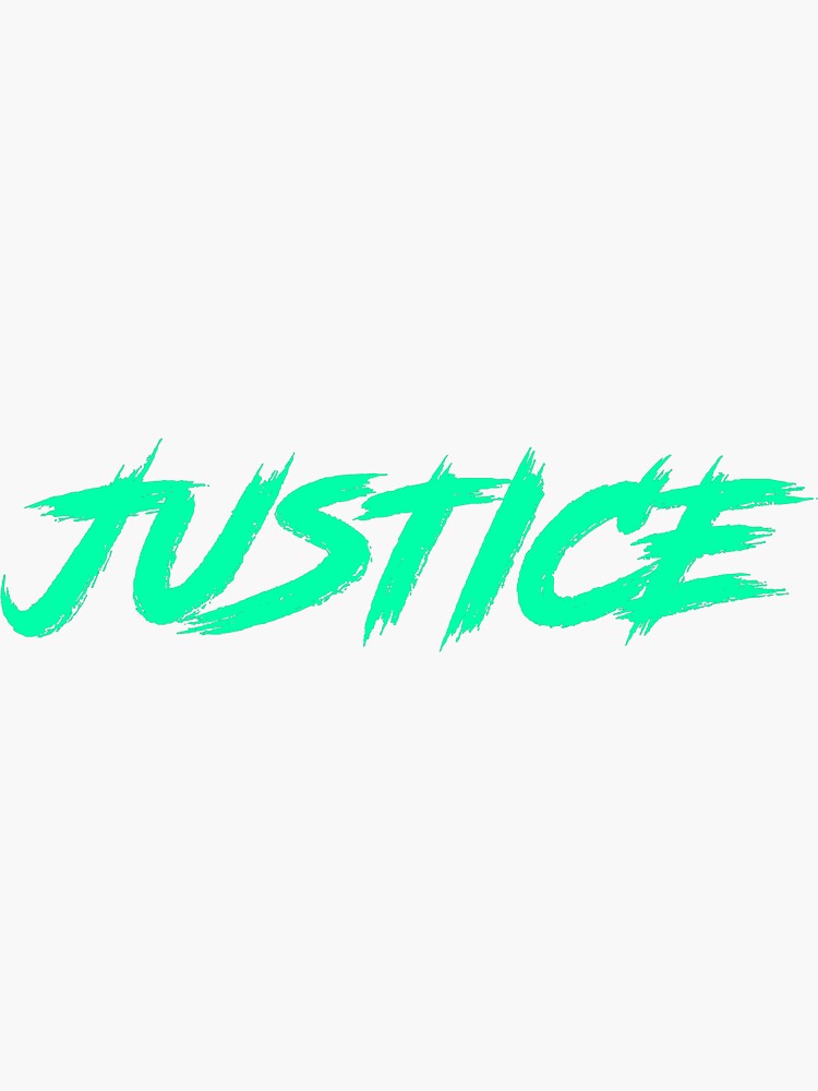 "Justice" Sticker for Sale by brono6 | Redbubble