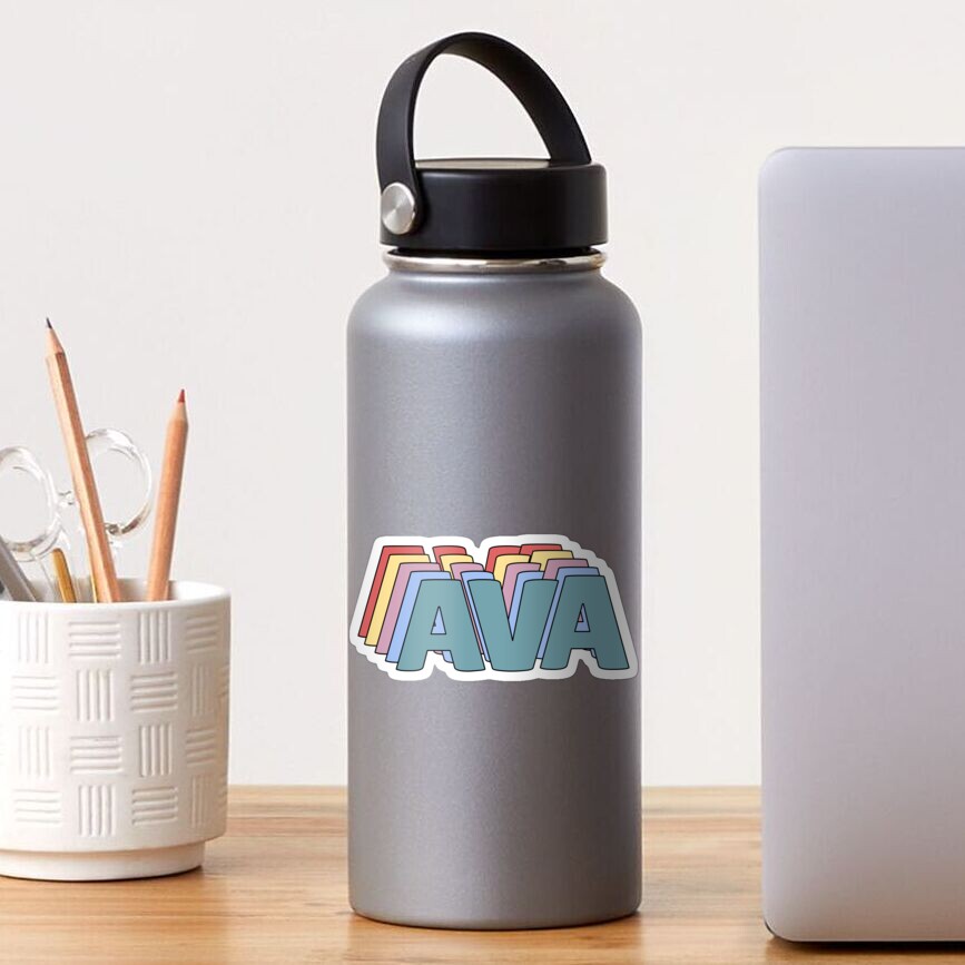 "Ava Name " Sticker for Sale by ashleymanheim | Redbubble