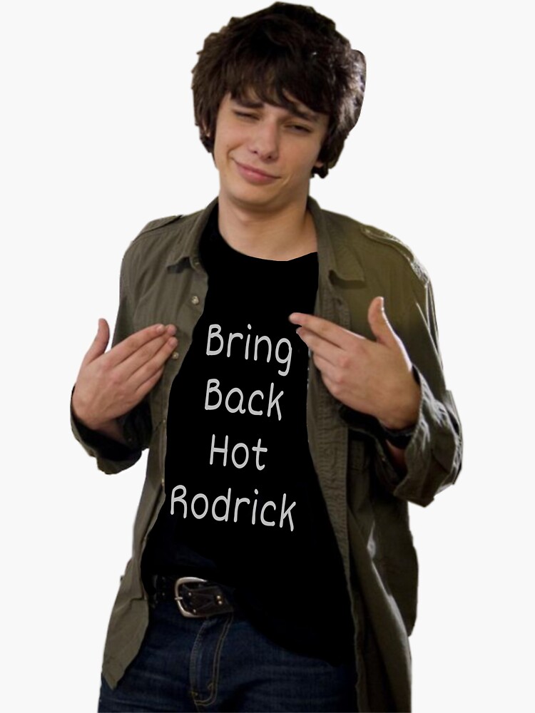 "Bring Back Hot Rodrick " Sticker for Sale by gnometrip | Redbubble