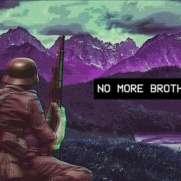 "No More Brother Wars" Sticker for Sale by charlesdal | Redbubble