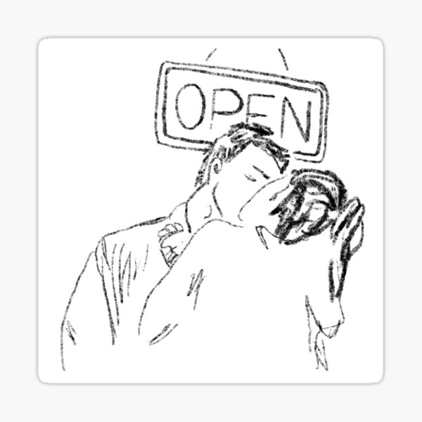 "Open Heart" Sticker for Sale by annakorenbrandt | Redbubble