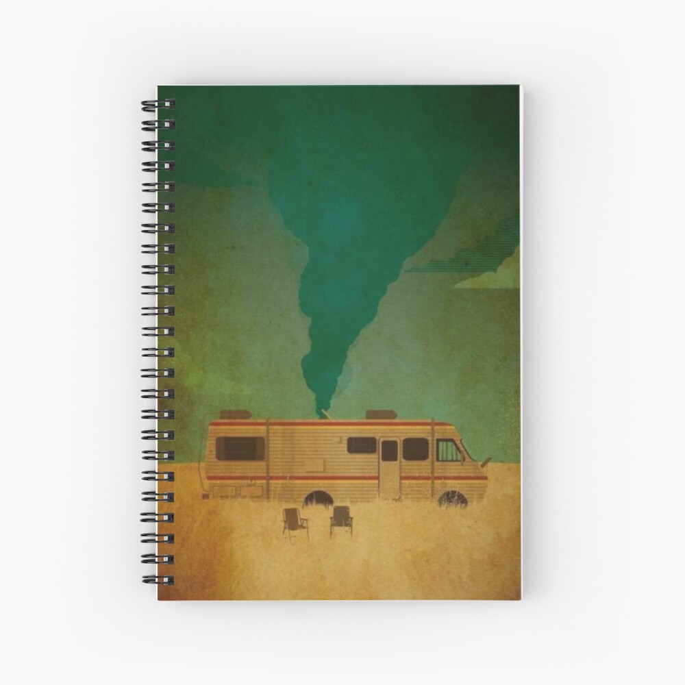 "breaking bad bus" Spiral Notebook by Robin-el-loco | Redbubble