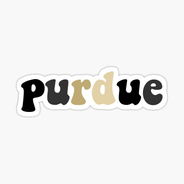 "purdue" Sticker for Sale by wkatlyn | Redbubble