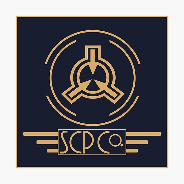 "Art Deco Style SCP Foundation Logo" Photographic Print by Xenech ...