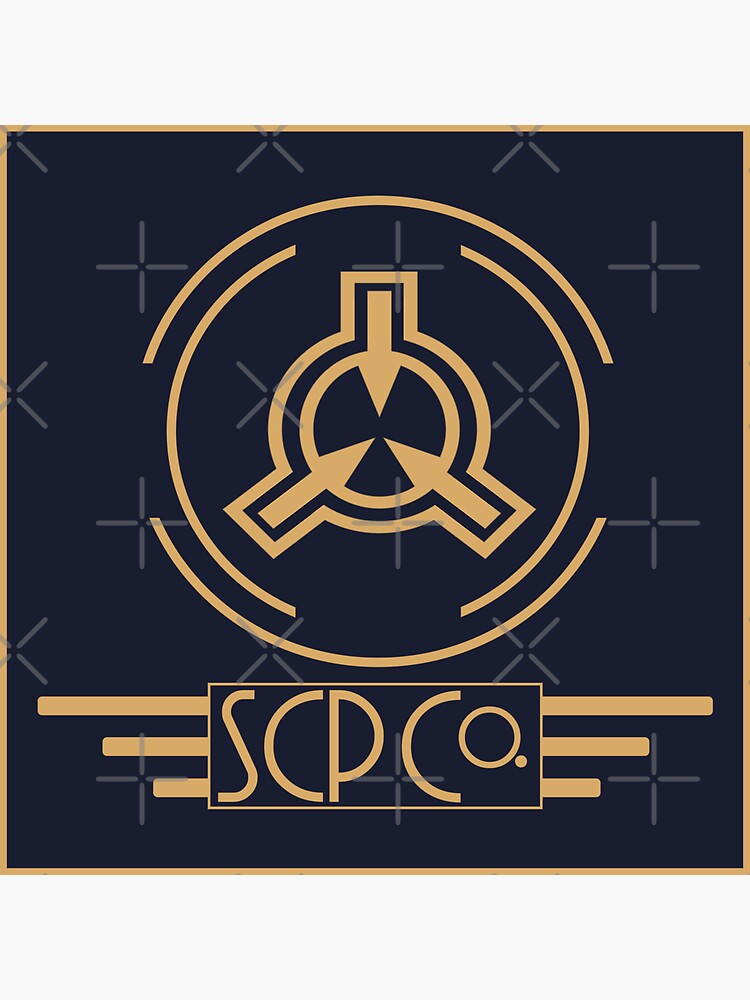 "Art Deco Style SCP Foundation Logo" Sticker by Xenech | Redbubble